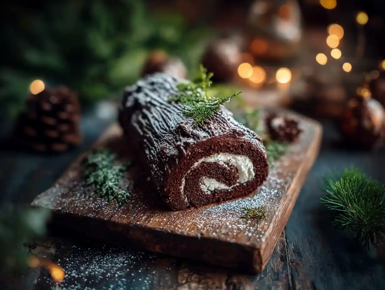 Christmas Log - 10 Elegant Cake Rolls For Thrilling Holiday